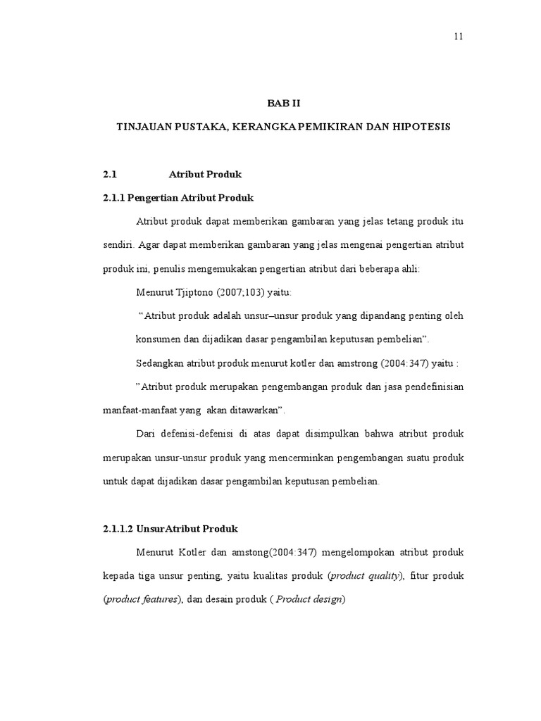 Atribut Produk | PDF