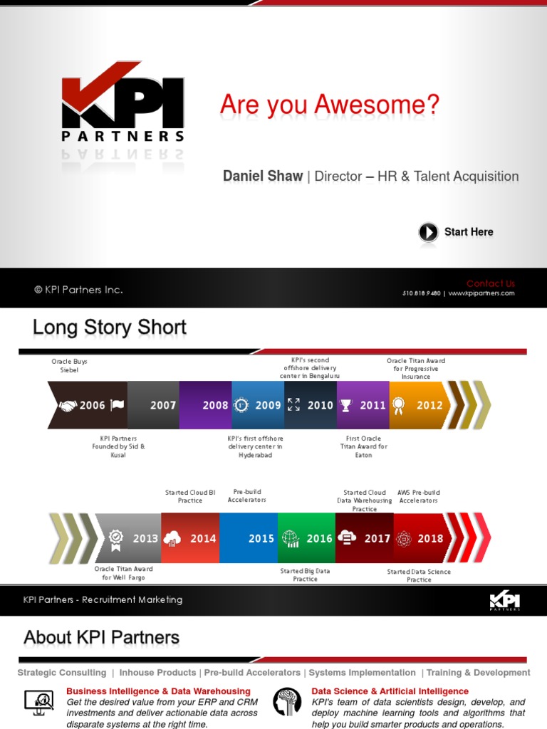 KPI Partners - Recruitment - V 5.0 | PDF | Analytics | Oracle Corporation