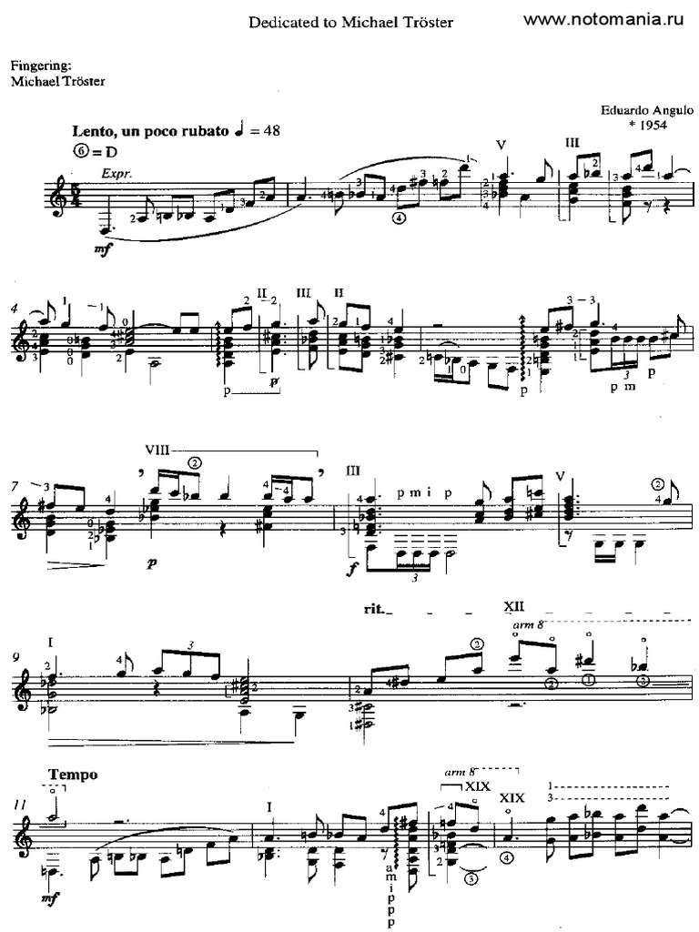 Angulo Eduardo - Sonata No 2 PDF | PDF