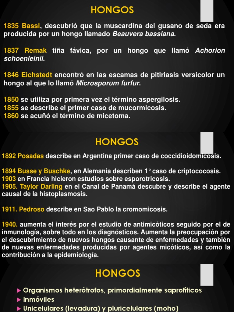 Tipos de Hongos y Sus Caracteristicas | PDF | Hongo | Candidiasis