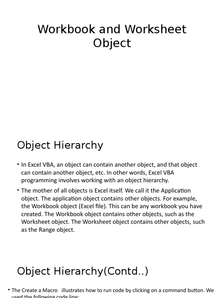 Excel Vba Range Object Guide Pdf Visual Basic For Applications Microsoft Excel