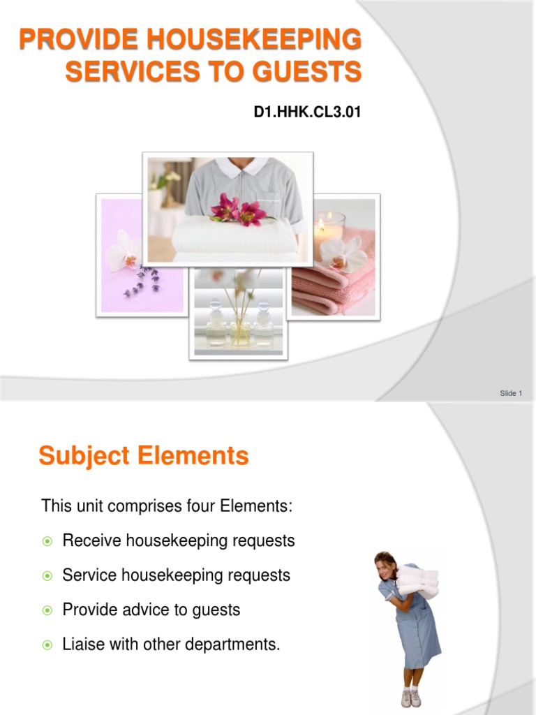 Housekeeping Services for Guests | PDF | Housekeeping | Nature