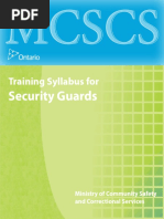 Security Guard HANDBOOK | PDF | Security Guard | Hand