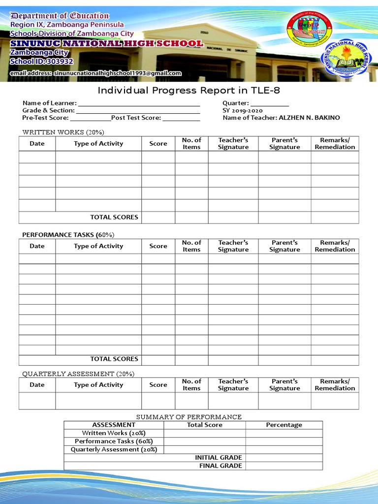 Individual Progress Report | PDF
