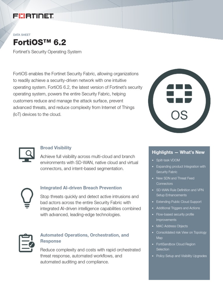 Forti OS Details | PDF | Cloud Computing | Computer Network