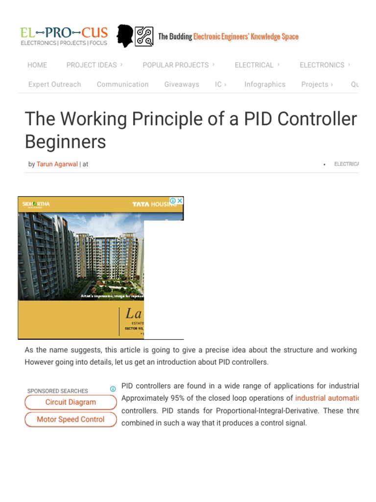 How Does A PID Controller Work - Structure & Tuning Methods | PDF | Control Theory | Systems Theory