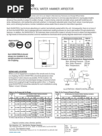 Water Hammer Arrestor | PDF | Plumbing | Liquids