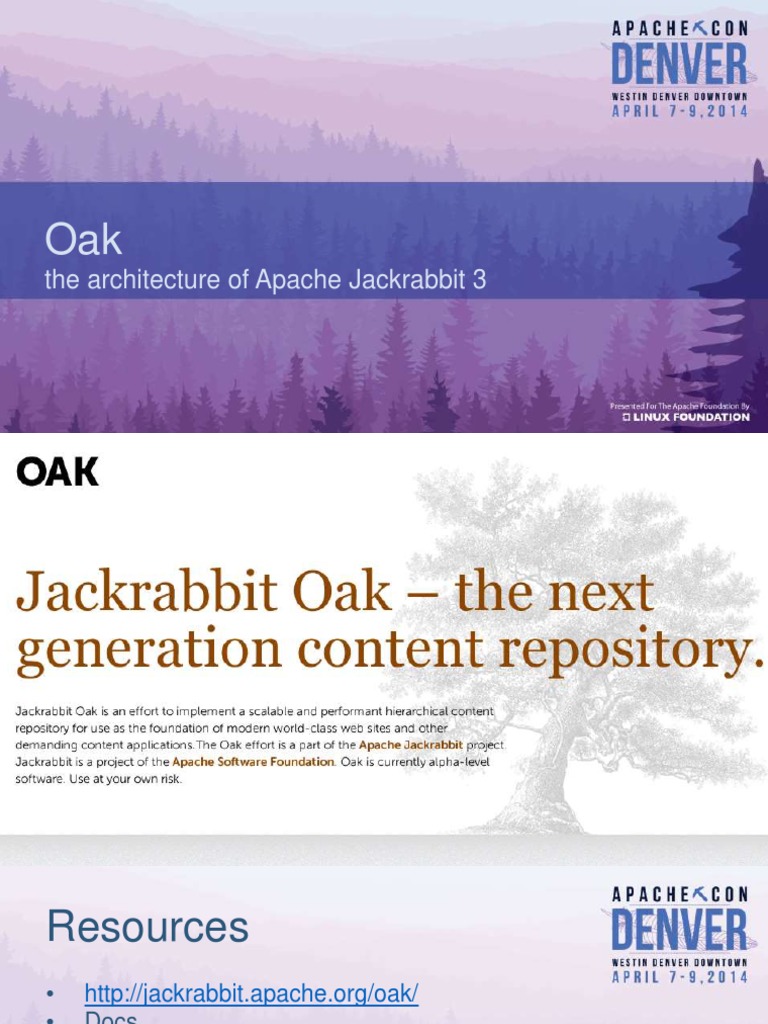 OAK-the Architecture of Apache Jackrabbit 3 PDF | PDF | Database Index ...