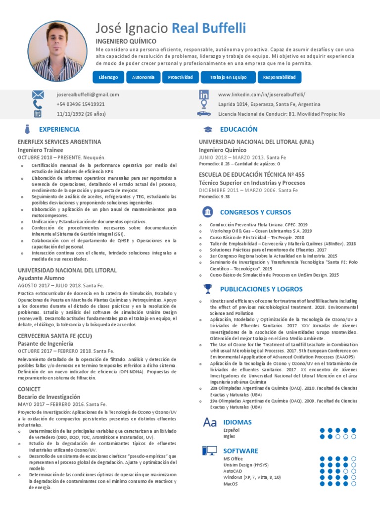 CV de Alto Impacto | PDF | Software | Ingeniería