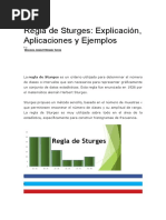 2 Regla de Sturges - Fórmula, Ejemplo y Calculadora | PDF