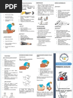 Triptico Primeros Auxilios | PDF | Primeros auxilios | Medicina