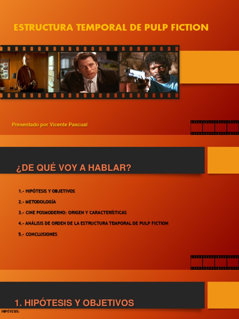 Presentacion de Pulp Fiction | PDF | Pulp Fiction | Cine