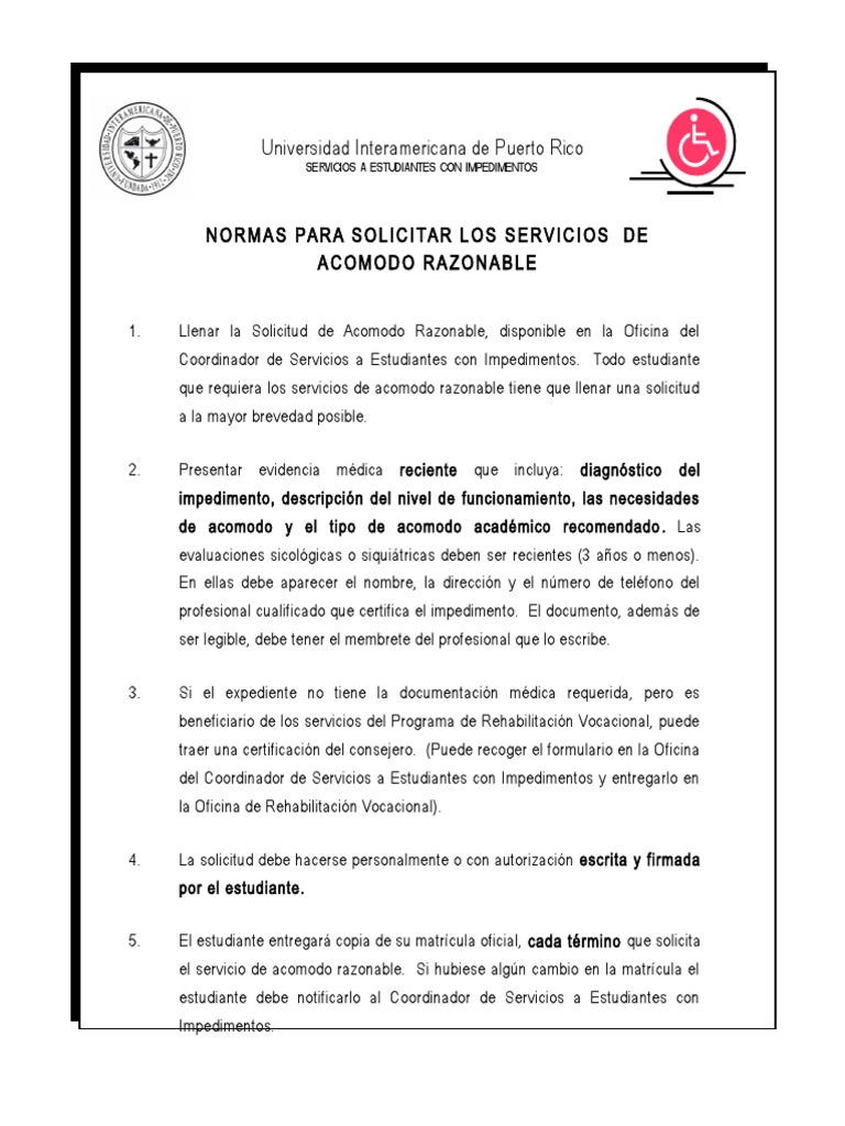 Solicitud Acomodo Razonable | PDF | Salud y bienestar | Medicina