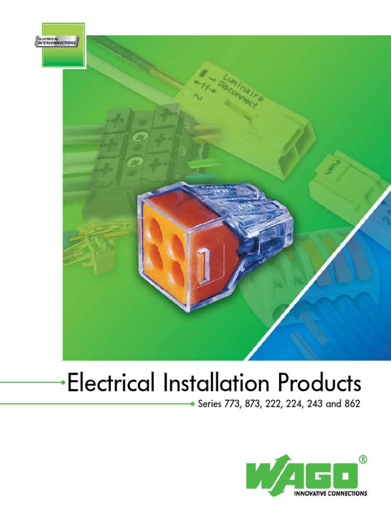 Wago PDF | PDF | Electrical Connector | Electrical Wiring