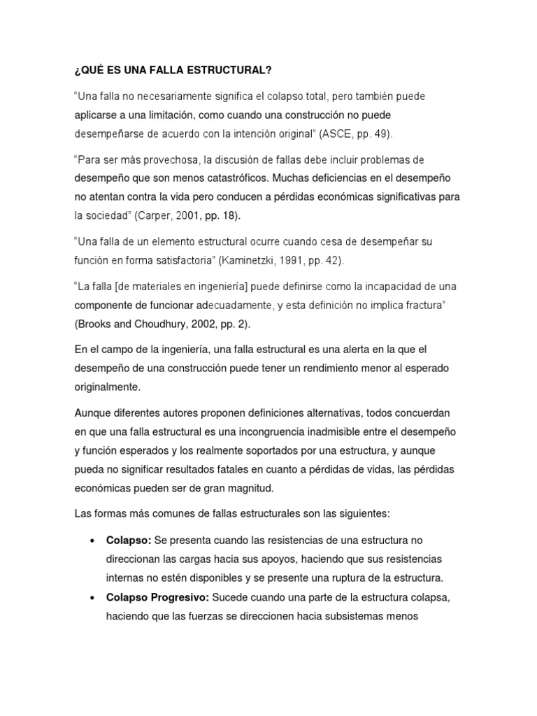 Qué Es Una Falla Estructural | PDF | Falla (geología) | Diseño