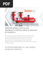 Konsep Perencanaan Hydrant Dan Sprinkler | PDF | Griya & Taman