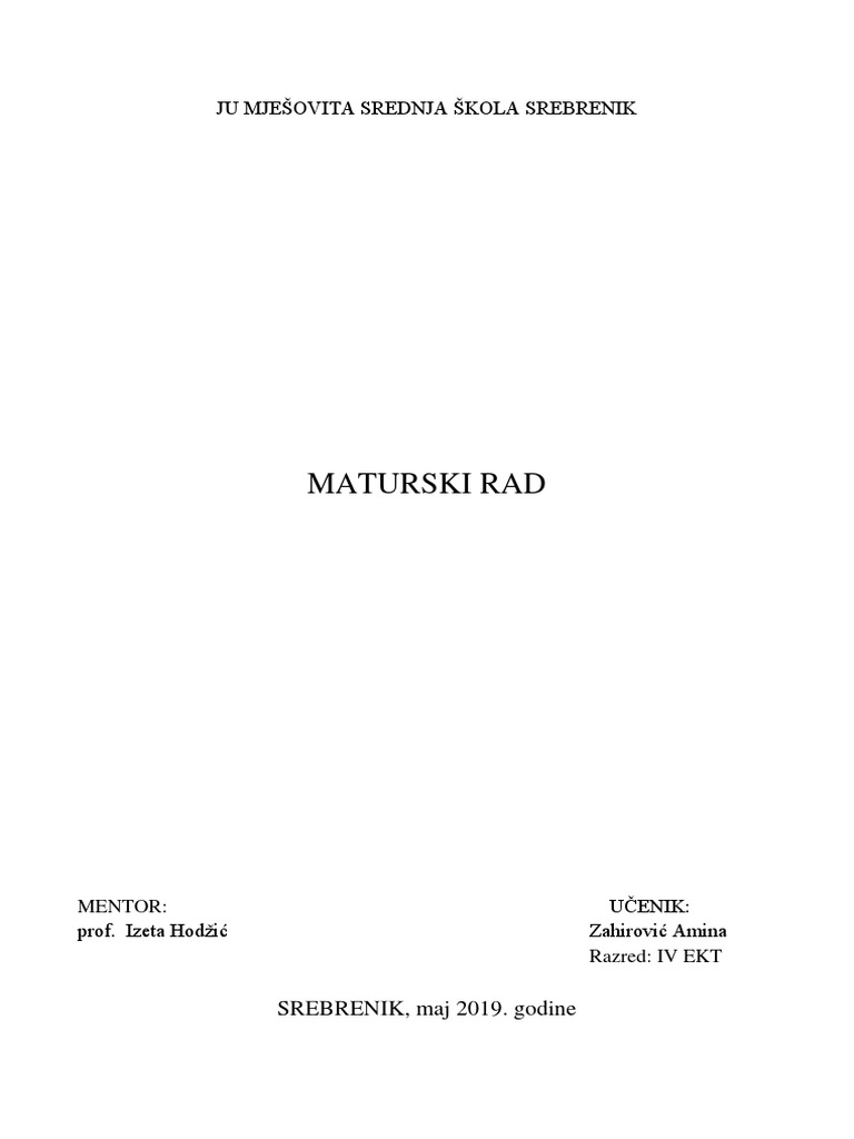 Vrste, Ciljevi I Pojma Preduzeca | PDF