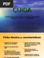 CUIDA. Cuestionario para La Evaluación de Adoptantes Cuidadores Tutores ...
