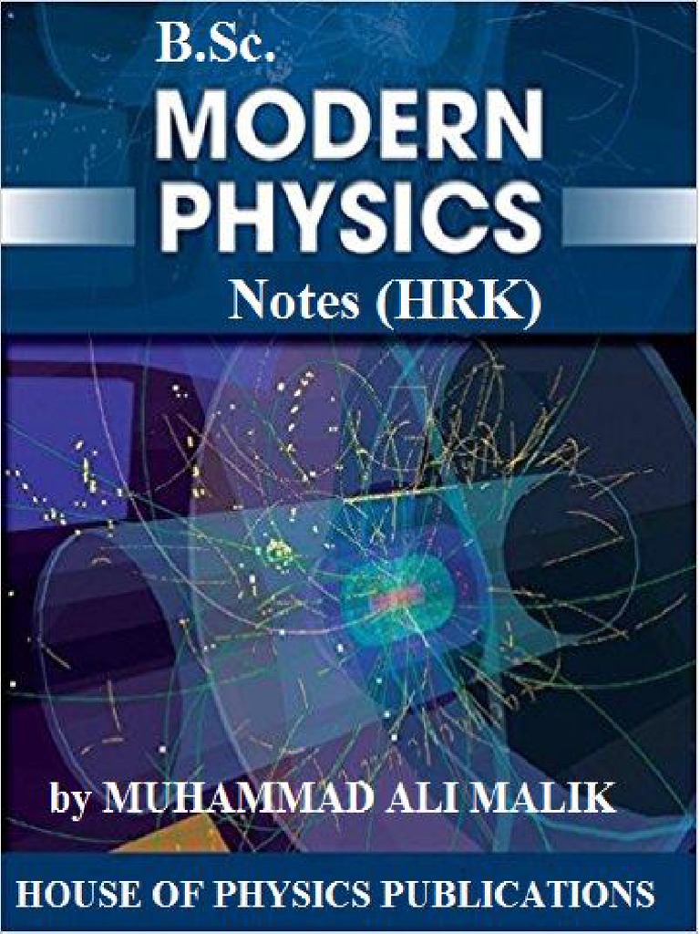 B.Sc. Physics: Modern Physics Notes | PDF | Photoelectric Effect ...