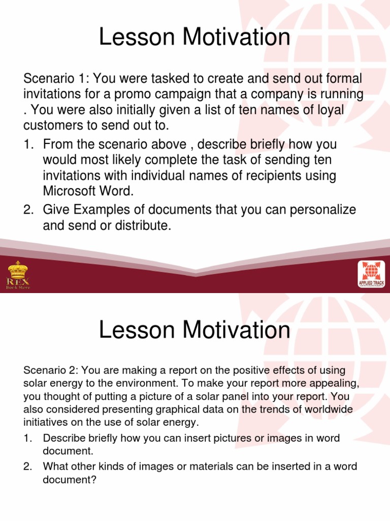 L3 Advanced Word Processing Skills | PDF | Computing | Communication