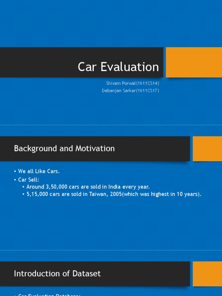 Car Evaluation | PDF | Artificial Neural Network | Machine Learning