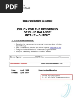 Measuring and Recording Urine Output | PDF | Urination | Volume