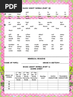Satpin (1) Tuition Class Phonics Group 1 | PDF