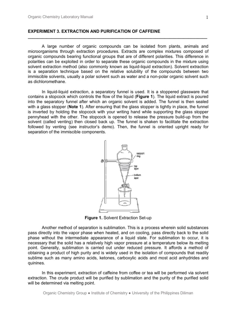 Experiment 3 | PDF | Solvent | Physical Sciences