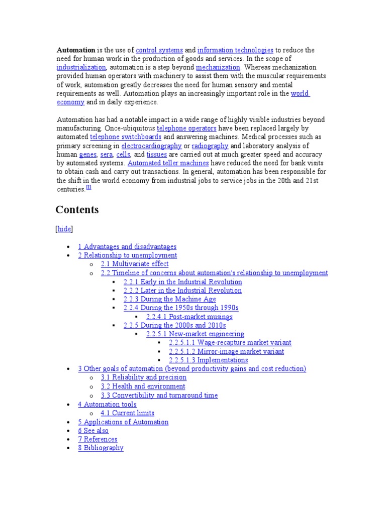 Impact of Automation on IT Support | PDF | Automation | Programmable ...