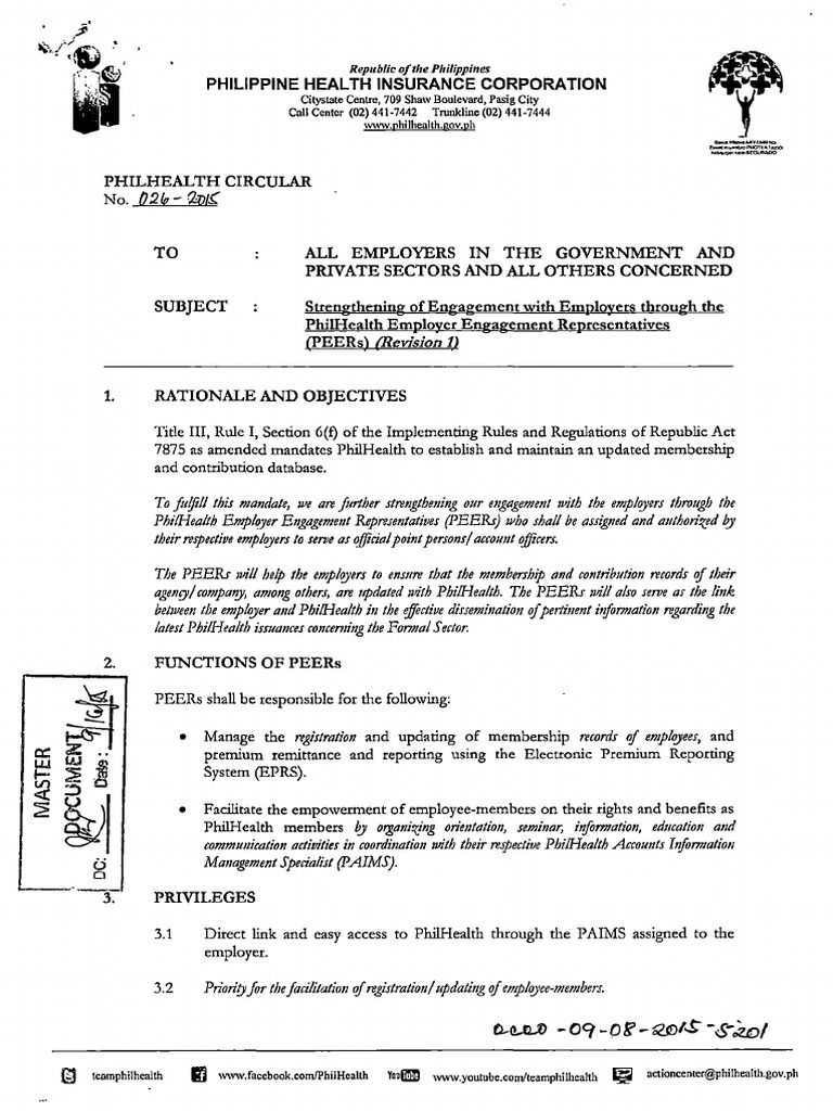 O:llr: Philippine Health Insurance Corporation | PDF | Confidentiality ...
