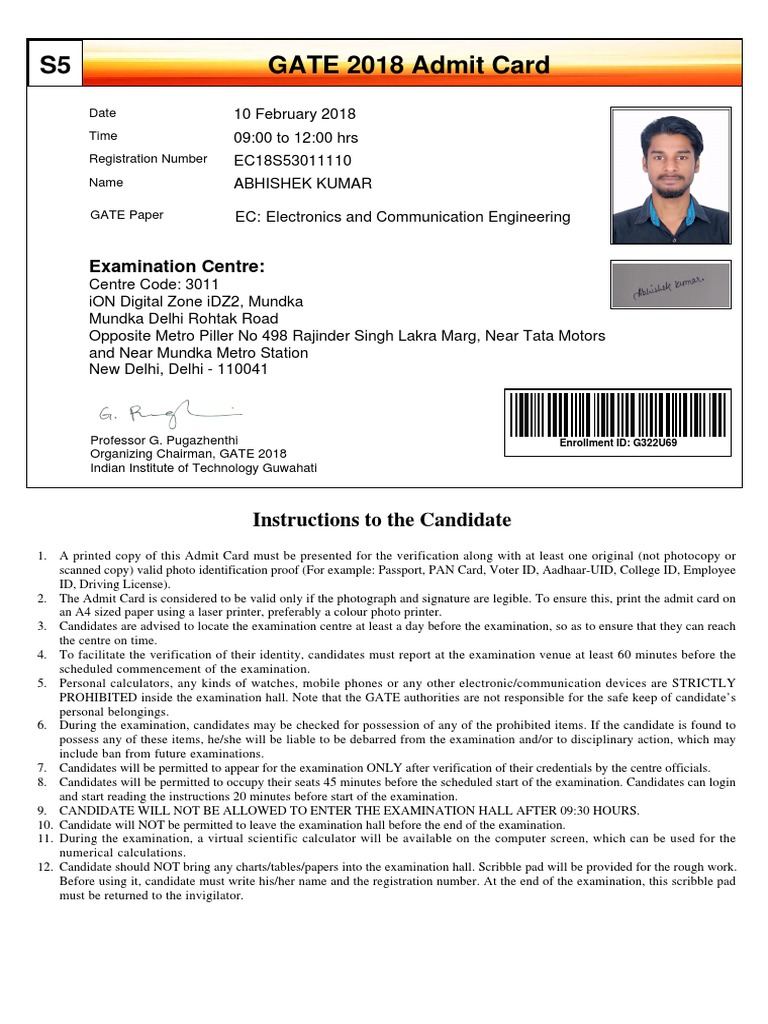 Abhi Gate | PDF | Identity Document | Computing
