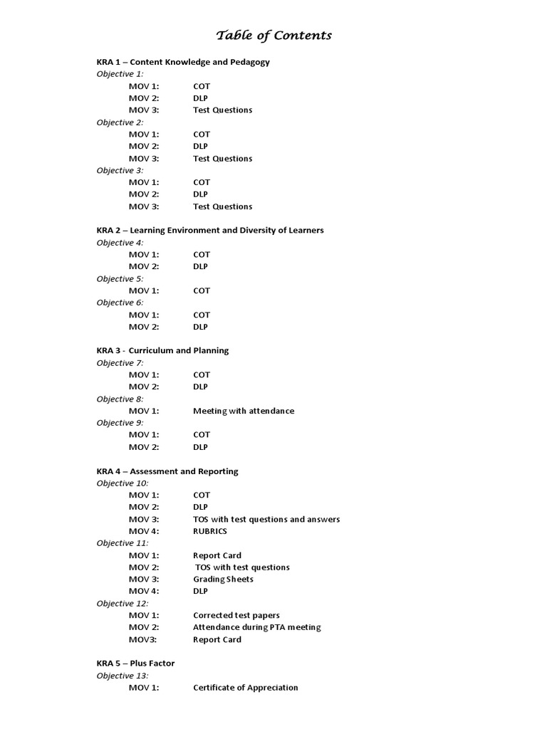 Comprehensive KRA Assessment Guide | PDF | Computers | Technology ...