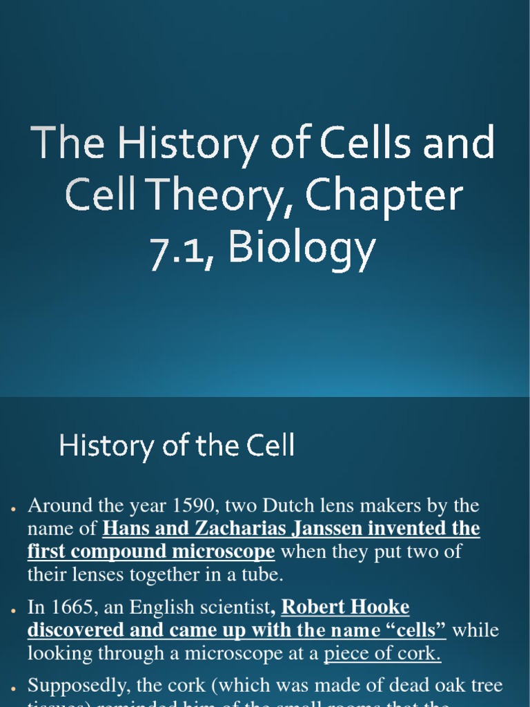 The History of Cell Discovery | PDF | Organelle | Cell (Biology)