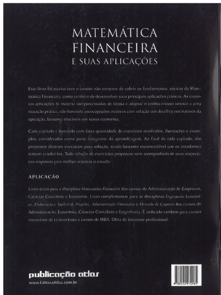 Matemática Financeira e Suas Aplicações | PDF