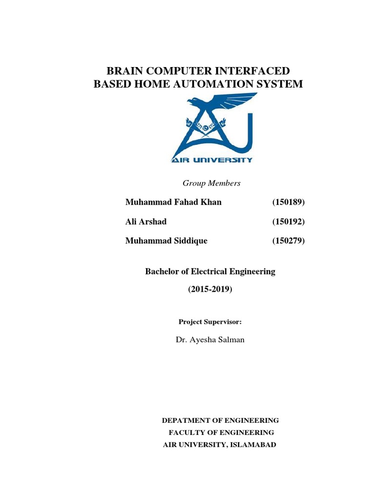 Brain-Controlled Home Automation System | PDF | Electroencephalography ...