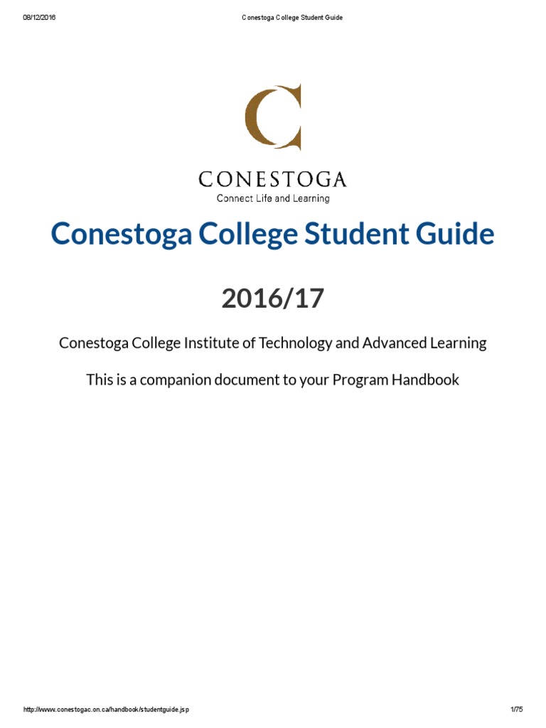 Conestoga College PDF | PDF | Textbook | Academic Term