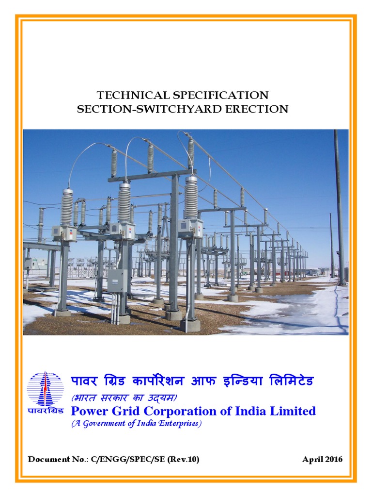 Pgcil Specs | Insulator (Electricity) | Wire