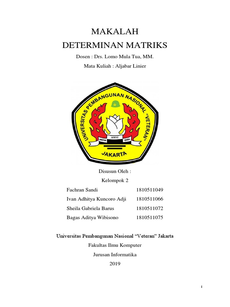 MAKALAH Matriks | PDF