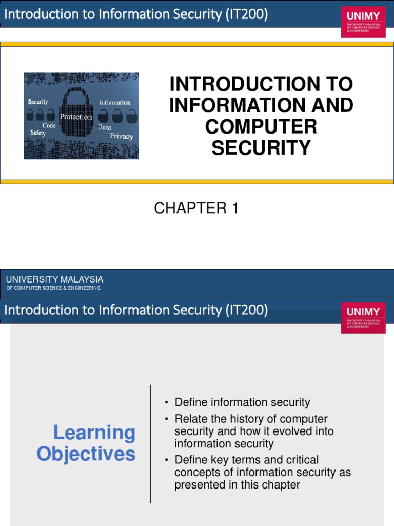 Introduction To Information and Computer Security | PDF | Security ...