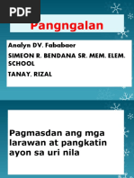 Pangangalang Tahas, Basal, Lansakan | PDF