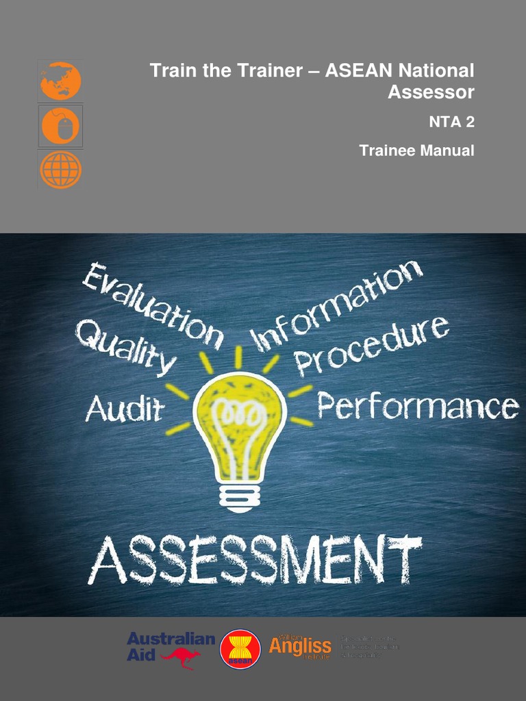 Train The Trainer - ASEAN National Assessor: Nta 2 Trainee Manual | PDF ...