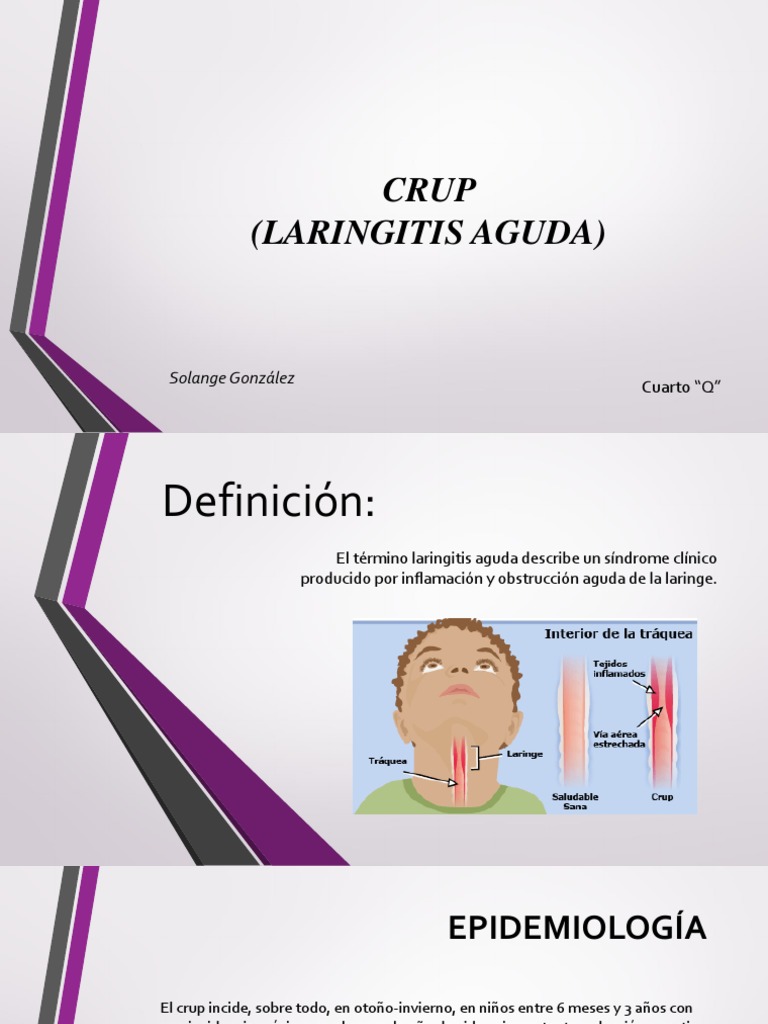 CRUP | PDF | Enfermedades respiratorias | Rtt