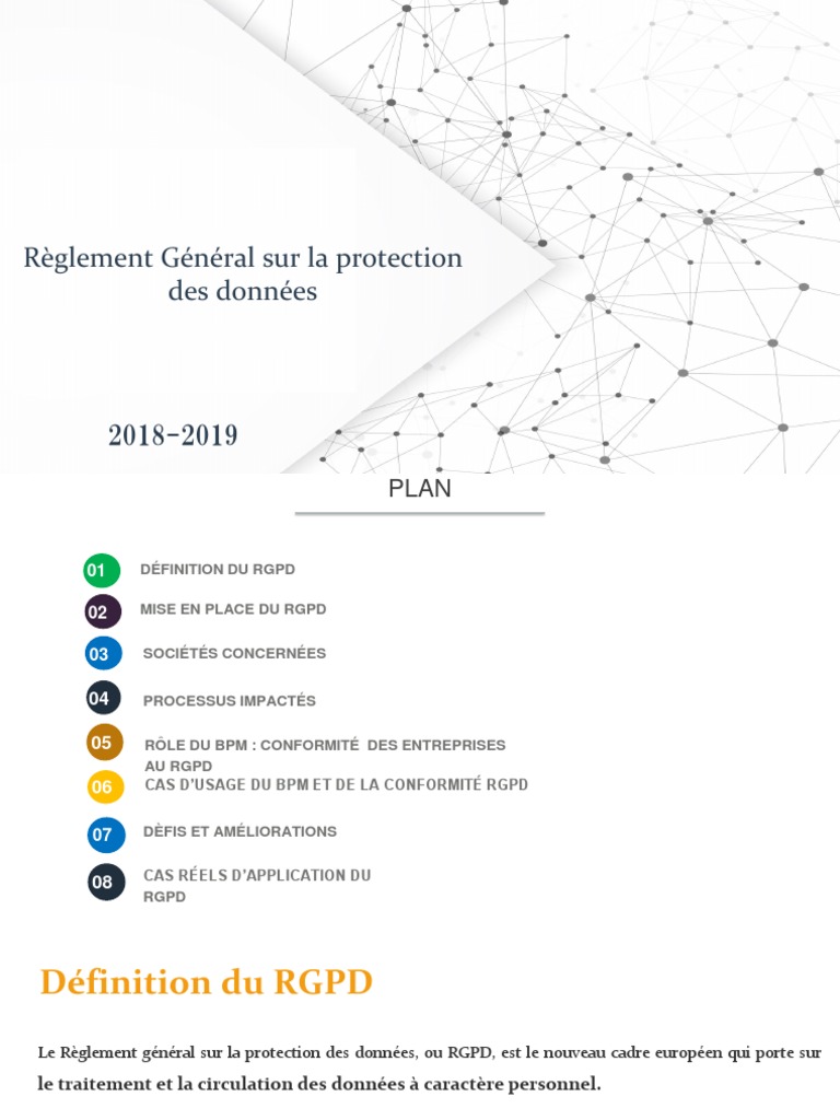 RGPD | PDF | Données personnelles | Application