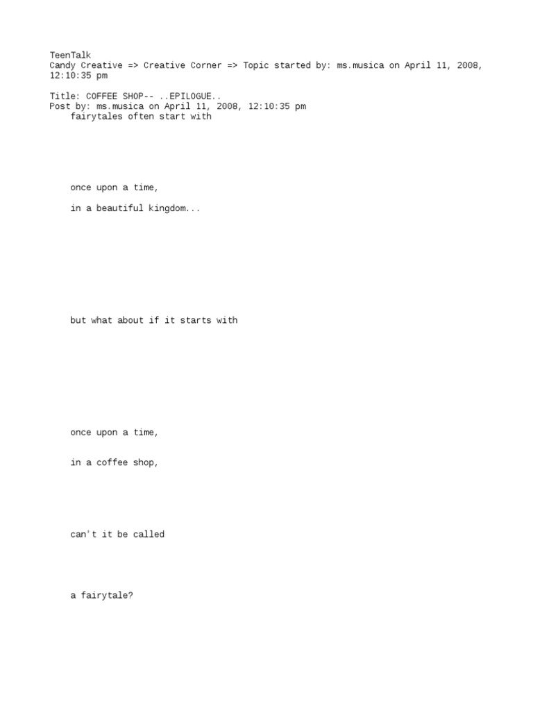 Coffee Shop | PDF | Coffee