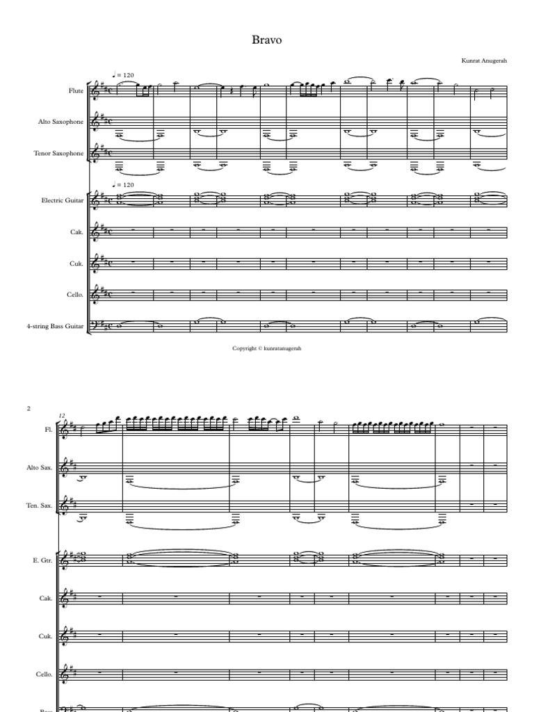 Bravo - Full Score | PDF