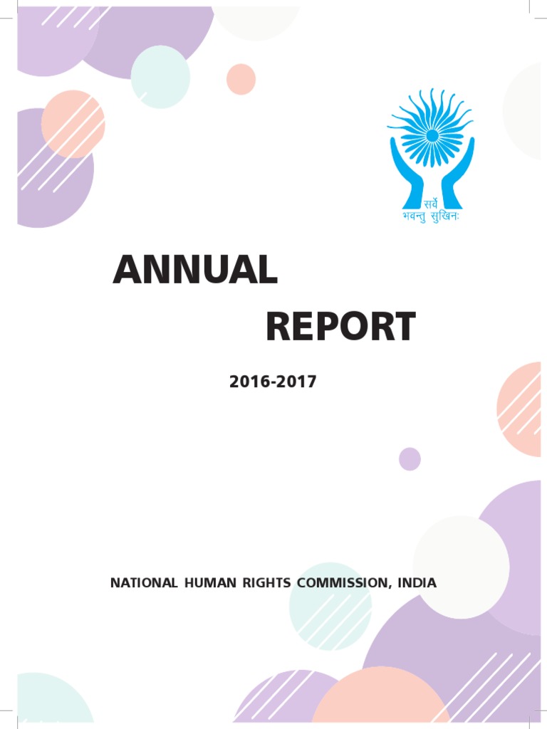 Annual Report of NHRC (2016-17) | PDF | World Wide Web | Internet & Web