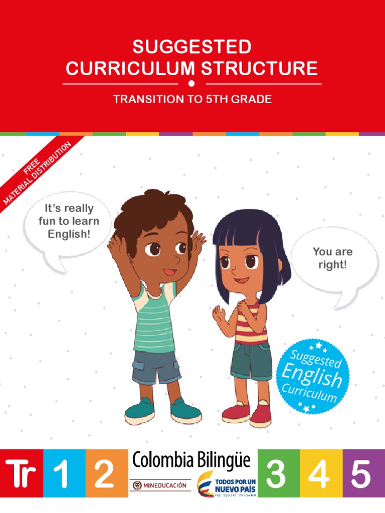 Suggested English Curriculum PDF Colombia Educaci n Primaria