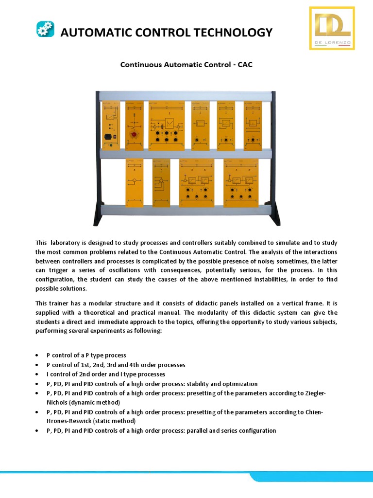 Automatic Control Technology | PDF | Control Theory | Automation