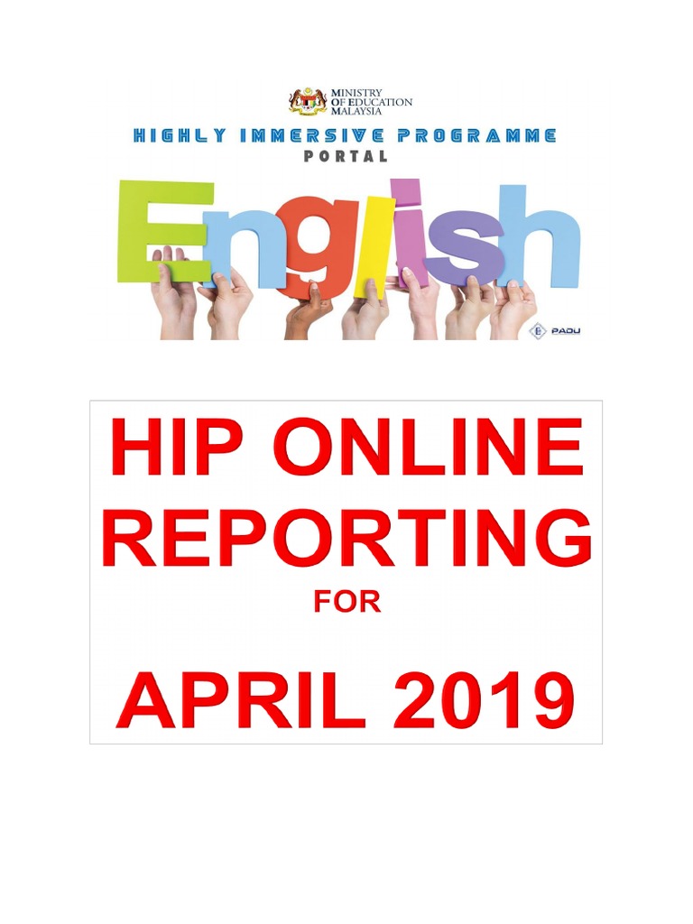 HIP Online Reporting Submission Summary | PDF | Education Theory | Pedagogy