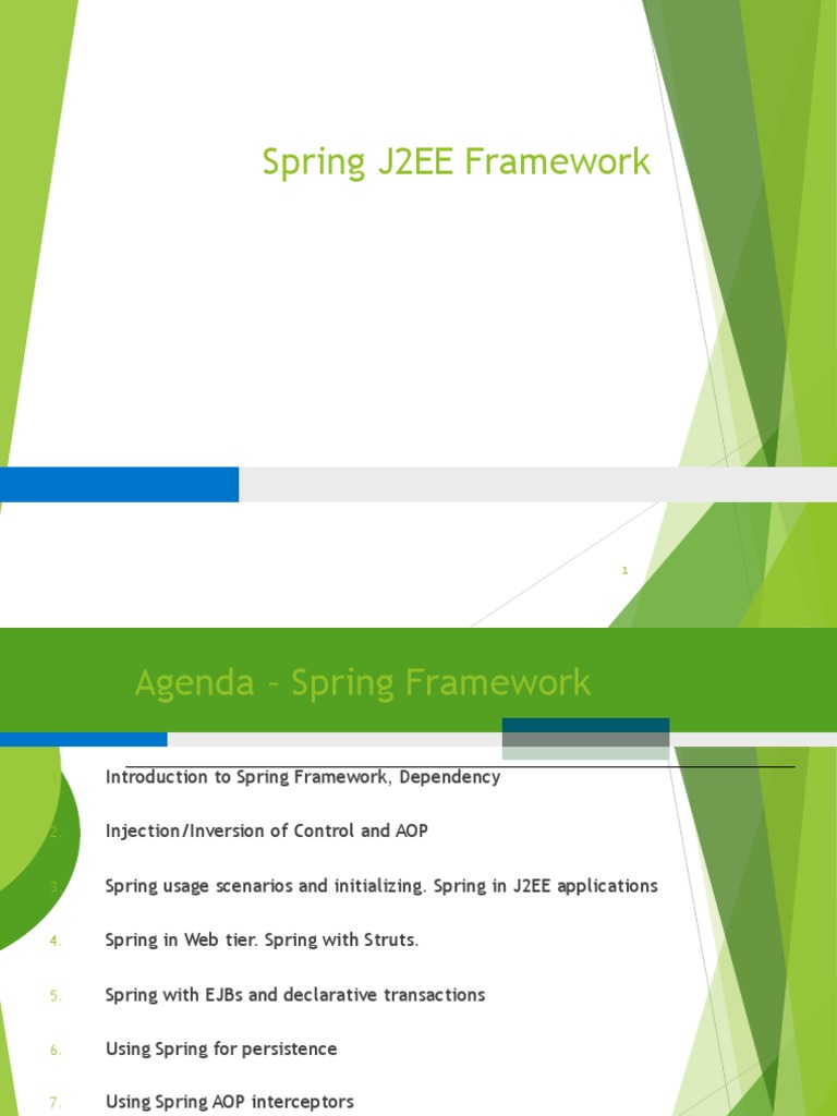 Spring Framework | PDF | Spring Framework | Enterprise Java Beans